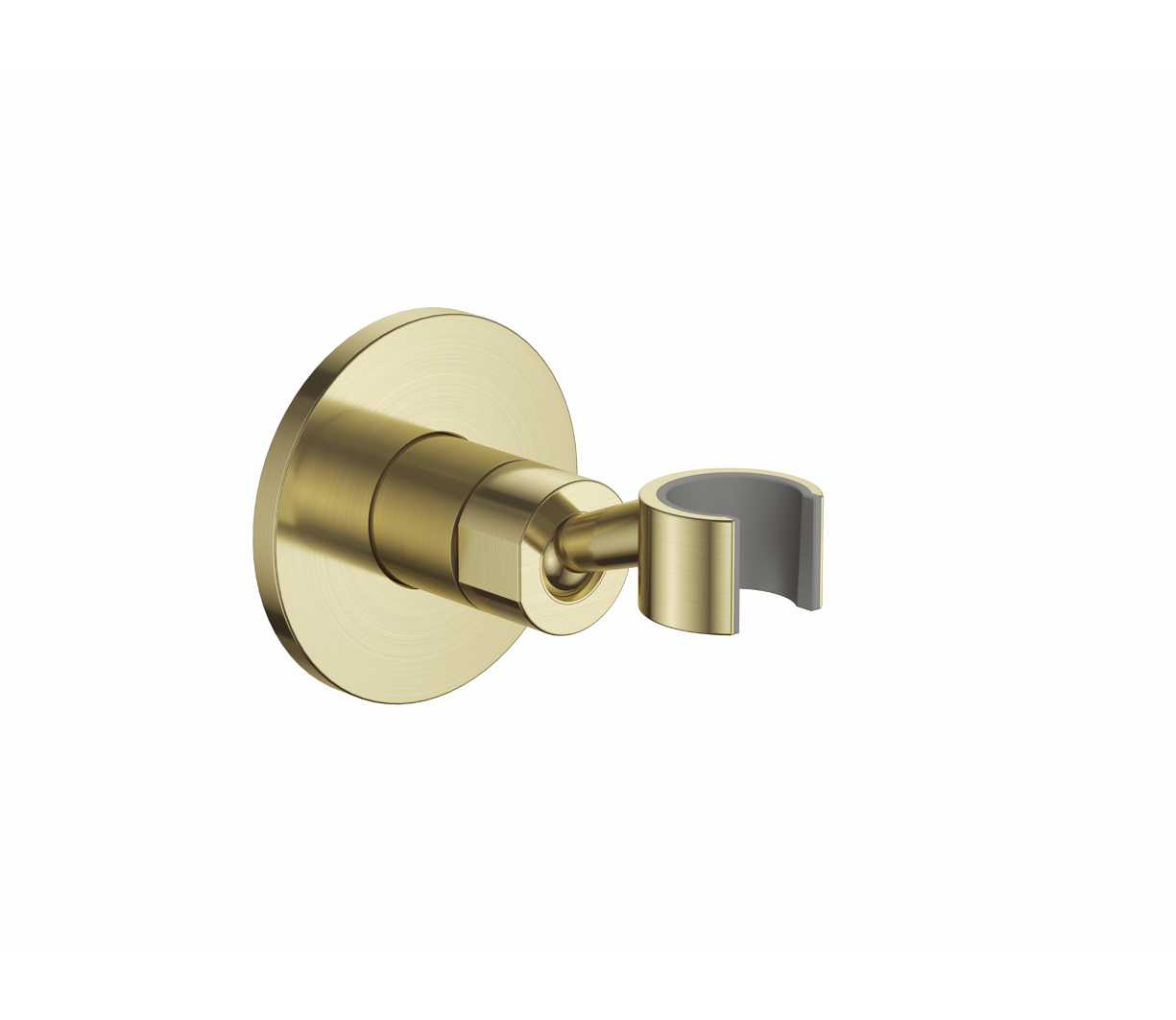 FH 8853G-BB Brass hand shower holder Finish: Brushed Brass - Flova